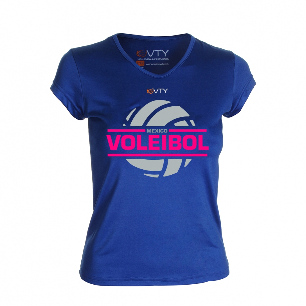 Playera Dama volleyball Rosa – Vty Volleyball