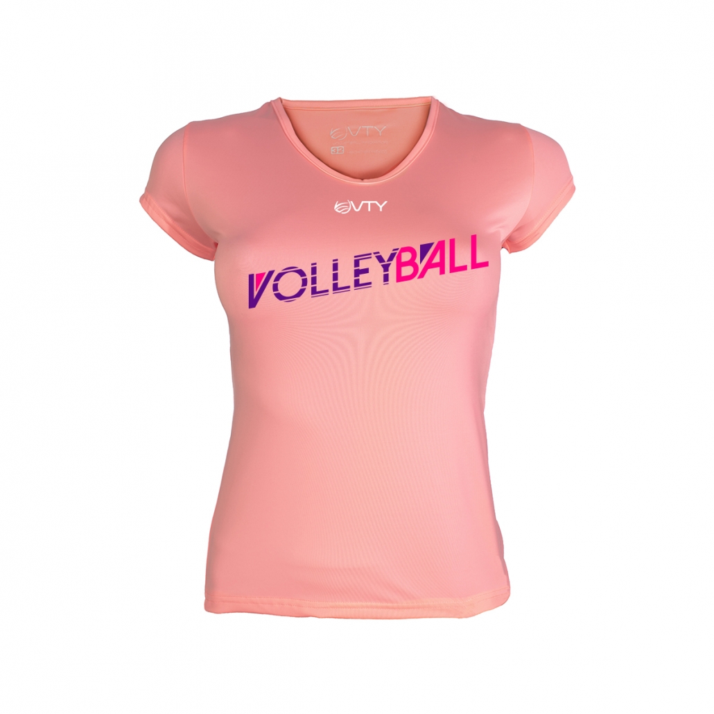 Playera Dama volleyball Rosa – Vty Volleyball